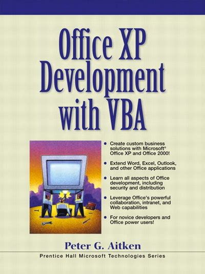 Basic Vba Syntax Office® Xp Development With Vba Book