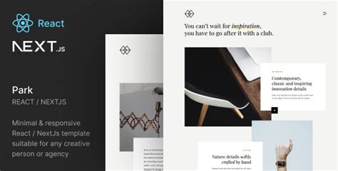 Park Creative Portfolio NextJS Template By CocoBasic ThemeForest