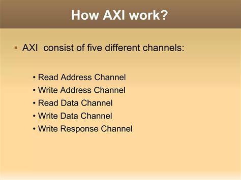 Axi Protocol Ppt
