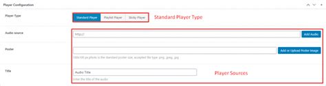 Display The Player Html Audio Player For WordPress