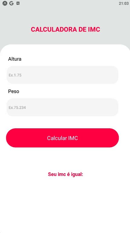 GitHub Danielfernandoaraujo Calculadora Imc App