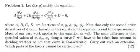 Problem I Let φ X Y Satisfy The Equation 2 2 Where