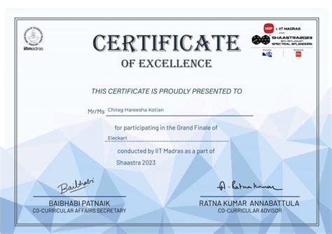 Chirag Kotian On Linkedin I And Arpit Gupta Were One Of The Finalist