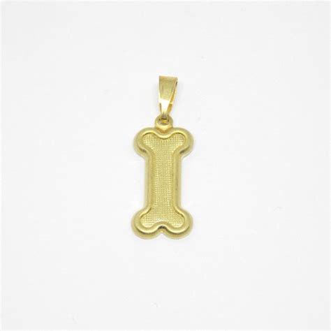 Bruto S E Cia Pingente Osso Borda Lisa Centro Retic M Deitado