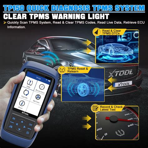 Complete Tpms Service With Xtool Tp150 And Ts100 Sensor Xtool
