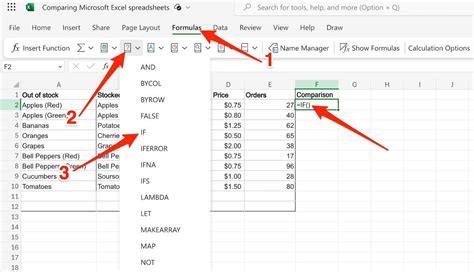 microsoft excel 4 ways to compare two columns in a spreadsheet