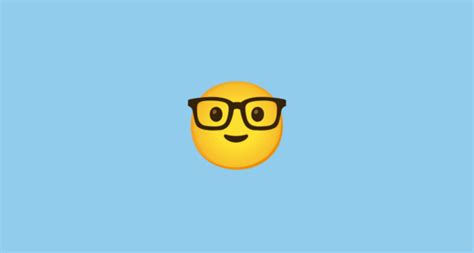 모범생 얼굴 Emoji on Noto Color Emoji Animated 15 0
