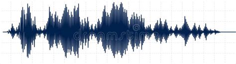 dark blue seismic activity diagram plotted on a graph shows radio