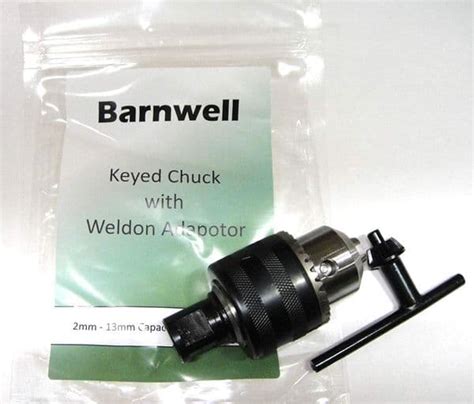 Barnwell Keyed Chuck With Weldon Adaptor