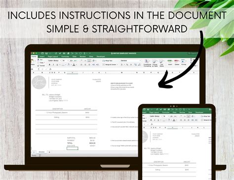 Invoice Excel Template Worksheet Mac Numbers Google Sheets Invoice Template Formulas