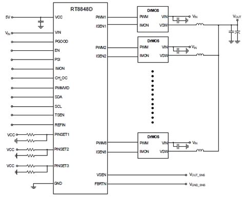 Rt8848d Multi Phase Pwm Controller With Pwm Vid Reference Richtek Technology