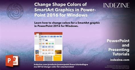Change Shape Colors Of SmartArt Graphics In PowerPoint For Windows