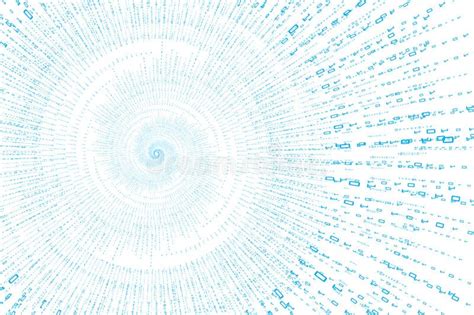 Big Data Visualization Analysis Technology Abstract Binary Code