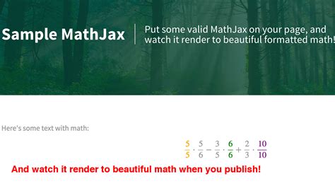 mathjax add mathjax to your site
