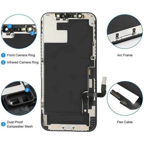 LCD Display For IPhone Pro Pro Max D LCD Touch Screen Digitizer Replacement Kit
