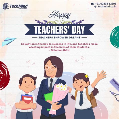 Techmind Softwares On Linkedin Happy Teachersday