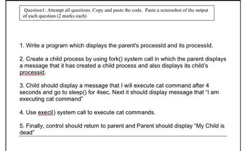 Solved Question Attempt All Questions Copy And Paste The Chegg