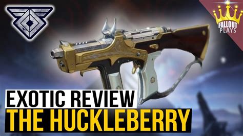 Destiny 2 Exotic Review The Huckleberry Smg Warmind Dlc Youtube