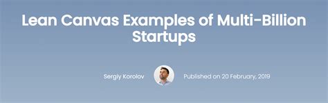 Как заполнить Business model canvas и Lean canvas