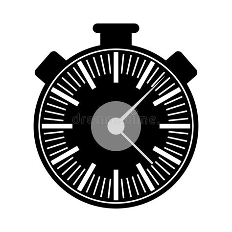 Clock Alarm Timer Wake Up Grey Icon Vector Illustration Stock Vector