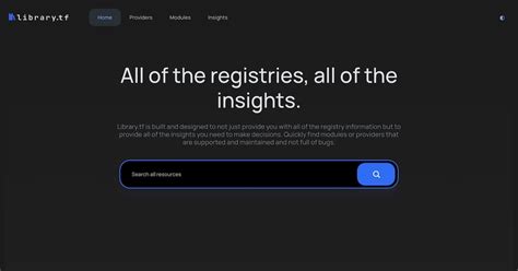 Opentofu And Terraform Registry