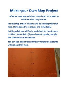 Make Your Own Map Project By A Teacher S Paradise TpT