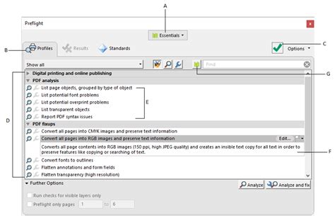 analyzing documents with the preflight tool adobe acrobat pro