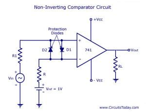 IC Op Comparator Circuit Diagram Schematic Design Working
