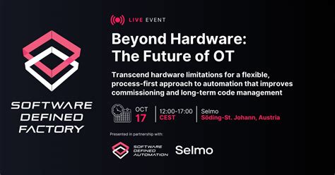 Software Defined Automation On Linkedin Software Defined Factory