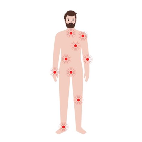 Premium Vector Pain In Male Body