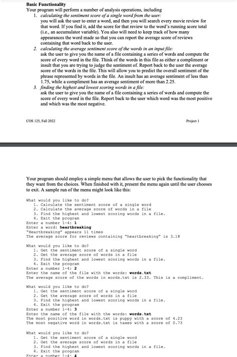 Solved The Assignment For This Project You Will Implement A