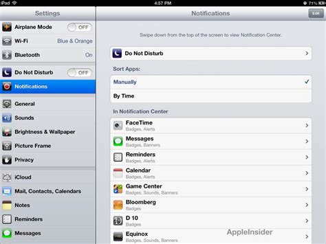 First Look IOS 6 Settings Adds Do Not Disturb Quicker Bluetooth Access AppleInsider