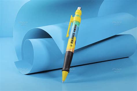 موکاپ خودکار فشاری با کاغذ رول شده کد محصول 107373