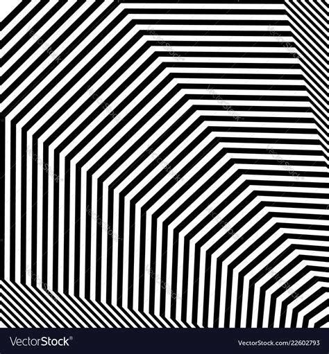 Abstract Geometric Pattern With Angular Lines Vector Image