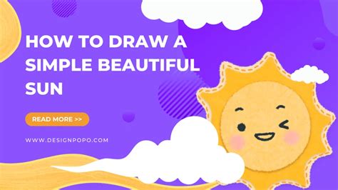 How To Draw A Sun A Simple And Helpful Guide On Drawing A Beautiful Sun DESIGNPOPO