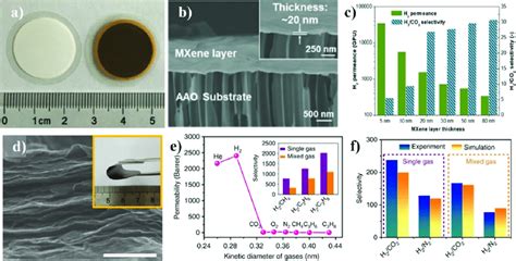 (a)-(c) Preparation and separation performance of 20-nm-thick ...