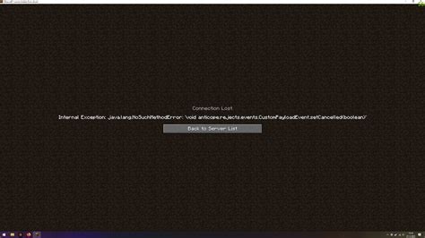 Meteor Client Rejects Not Working Whenever I Join A Singleplayer World Or Server R