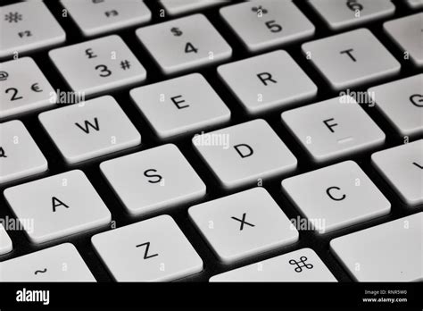 Closeup Of A Apple Keyboard Stock Photo Alamy