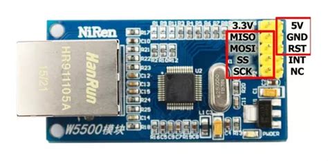 Modulo Ethernet W5500 Red Lan Arduino Stm32 Electrónica en venta en Santa Fe Bogotá D C por