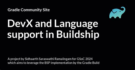 Devx And Language Support In Buildship Gradle Community Site