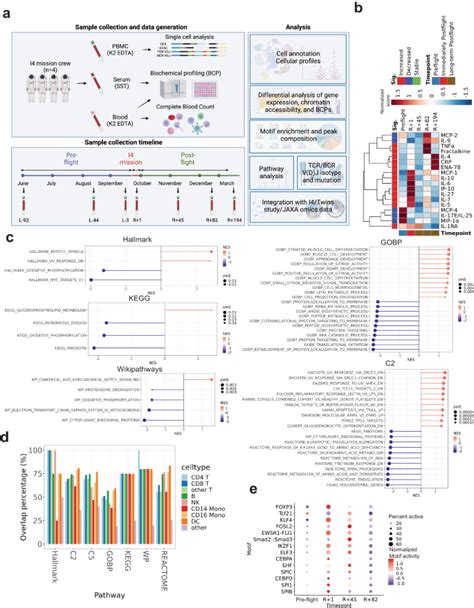 Single Cell Multi Ome And Immune Profiles Of The Inspiration4 Crew