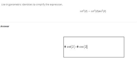 Answered Use Trigonometric Identities To… Bartleby