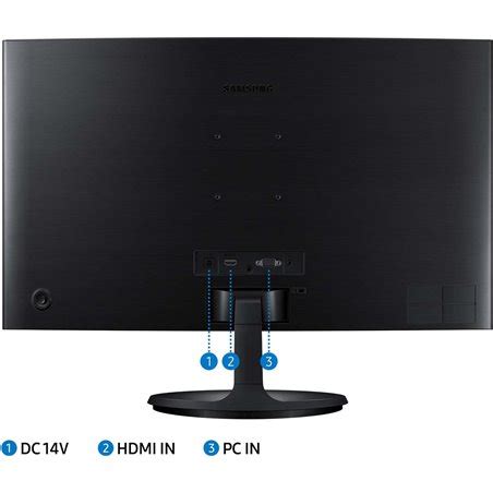 Monitor Curvo Samsung S36C De 61 Cm 24 Pulgadas Full HD VA 4 Ms 75 Hz HDMI VGA FreeSync