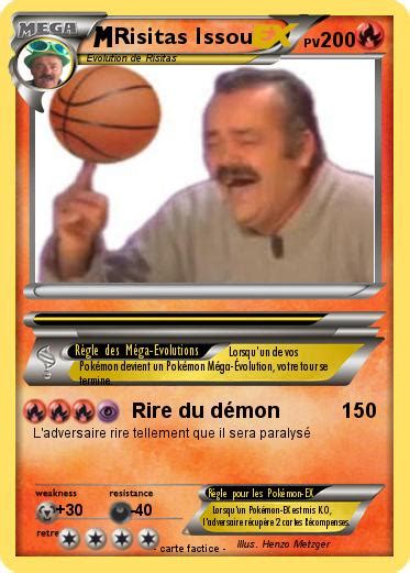 Pokémon Risitas Issou Rire Du Démon Ma Carte Pokémon