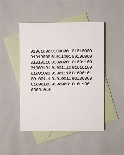 geeky valentine s day card binary code happy valentine s day card