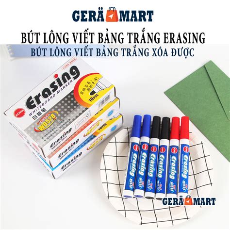 Mua Set 10 Bút Viết Bảng Trắng Set 10 Bút Lông Viết Bảng Erasing Có