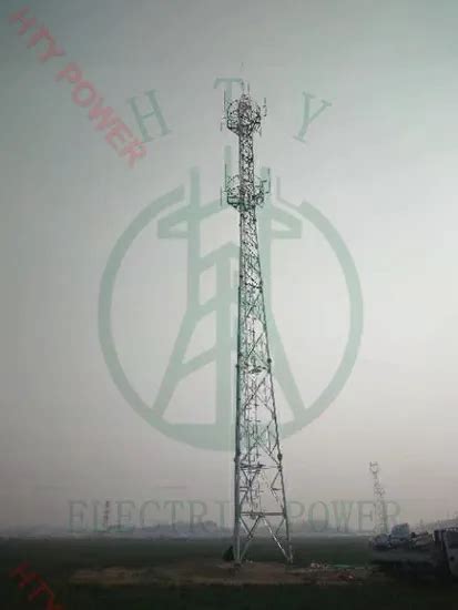 3 Leg Tubular Angle Telecom Towers Galvanized Antenna Rru Mv Communication Tower Telecom