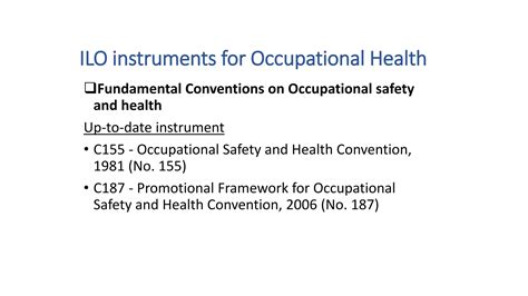 Ilo International Labour Organization Pptx