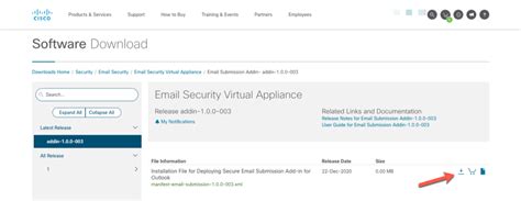 Cisco Secure Email Submission Add In