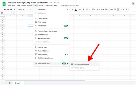 Move Data From Google Sheets To BigQuery
